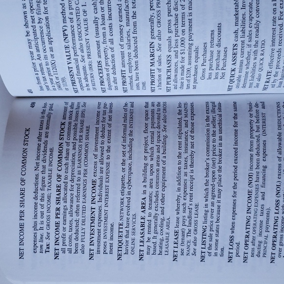 Barron's Guide | Other | Barrons Business Guide Accounting Terms And ...